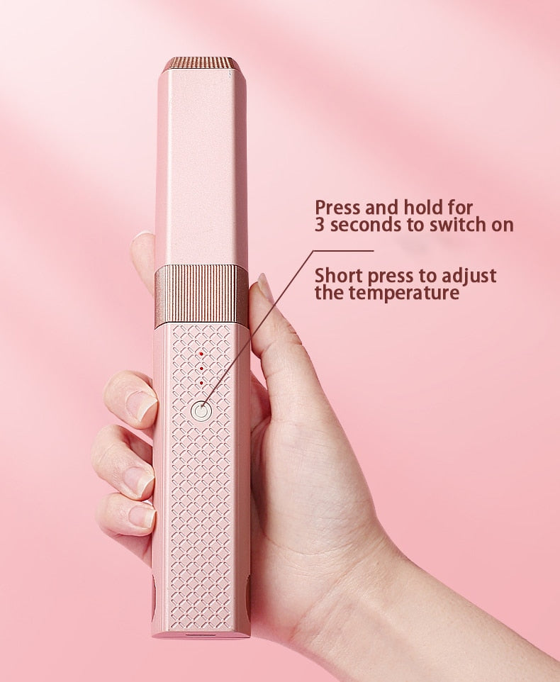 Cordless Portable Hair Straightener plus Curler – Just Your Hair