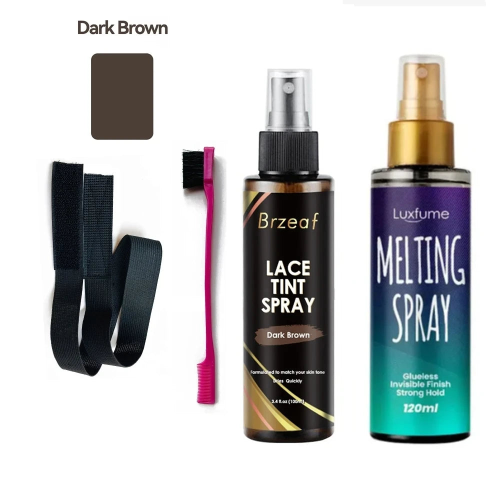Affordable Lace Like Scalp Combo (Melting Spray + Lace Tint Spray + He ...